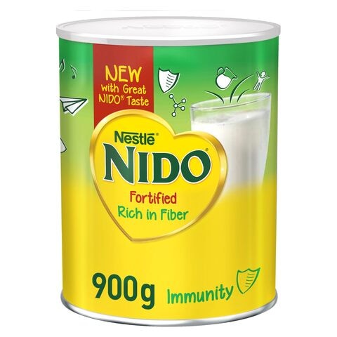 Nestl NIDO Fortified Milk Powder Rich in Fiber Pouch 900g price in UAE ...