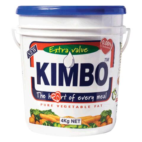Buy Bidco Kimbo Cooking Vegetable Fat 4kg Online - Carrefour Kenya