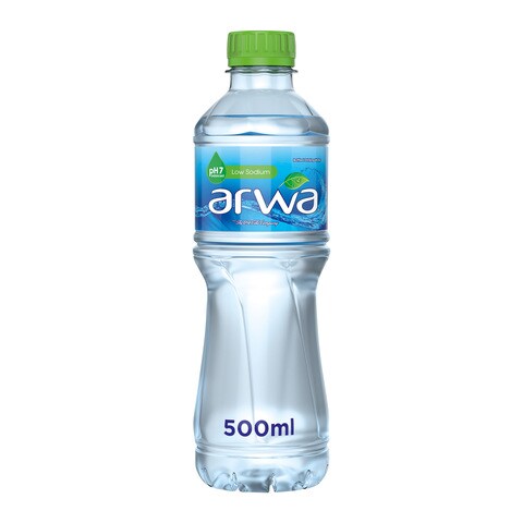Buy Arwa Drinking Water 500ml Online - Shop Beverages on Carrefour Saudi Arabia