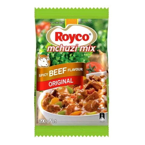 Buy Royco Mchuzi Mix Beef Seasoning Powder, 200g For Thicker, Richer ...