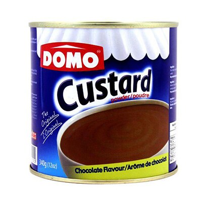 Buy Domo Custard Powder Chocolate 340GR Online - Shop Food Cupboard on ...