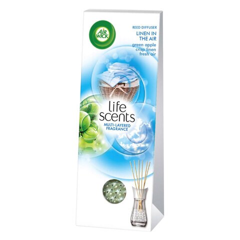 Airwick Life Scents Linen In The Air Fragrance Reed Diffuser 30 ml ...