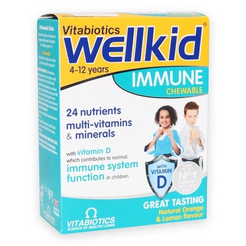 Vitabiotics WellKid Immune Chewable Tab 30s price in UAE | Carrefour ...