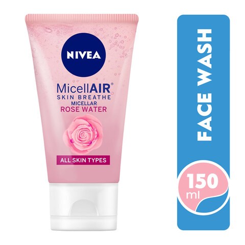 NIVEA Face Wash Micellar Rose Care with Organic Rose All Skin Types ...