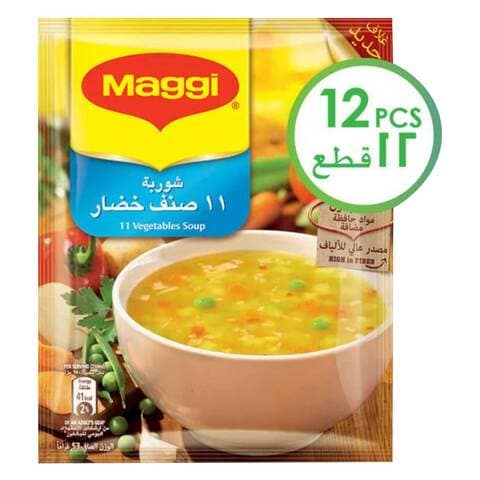 Maggi 11 Vegetables Soup 53g x 12 Pieces price in Kuwait | Carrefour ...