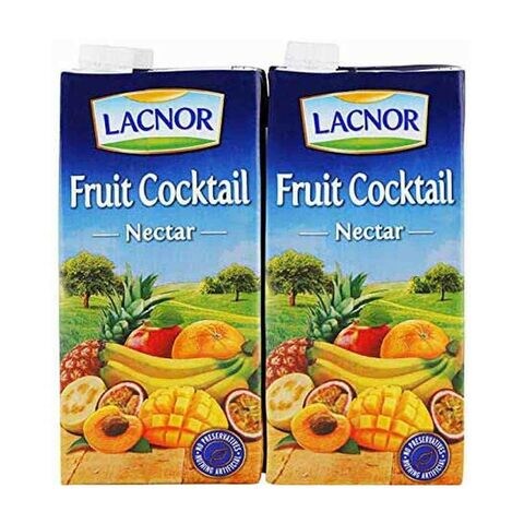 Lacnor Fruit Cocktail Nectar 1L Pack of 2 price in UAE | Carrefour UAE ...