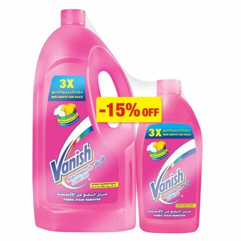 Vanish Liquid Stain Remover Pink 1.8L+500ml price in UAE | Carrefour ...
