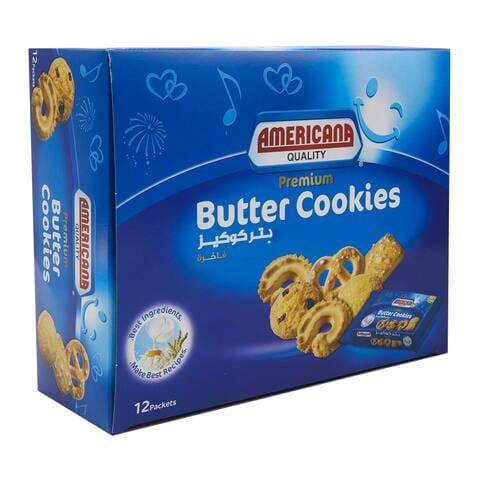 Americana Premium Butter Cookies 44g Pack of 12 price in Saudi Arabia ...