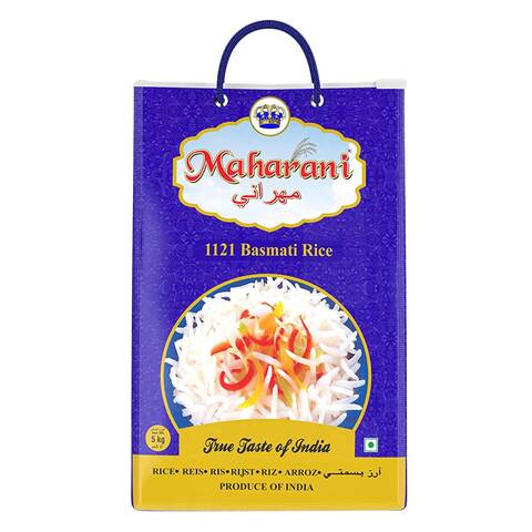 Maharani 1121 Basmati Rice 5kg price in Kuwait | Carrefour Kuwait ...