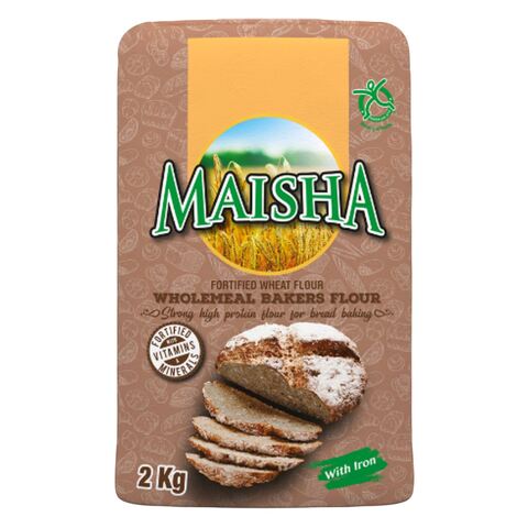 Buy Maisha Wholemeal Bakers Flour 2kg Online - Carrefour Kenya