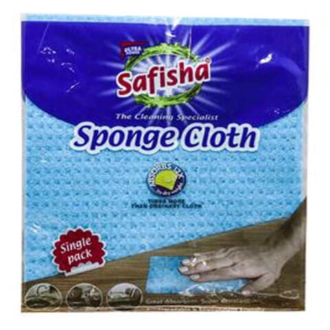 Buy SAFISHA SPONGE CLOTH BLUE X1 Online - Carrefour Kenya