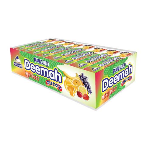 Deemah Juicy Mix Fruit Candy 32g 24 price in Saudi Arabia | Carrefour ...