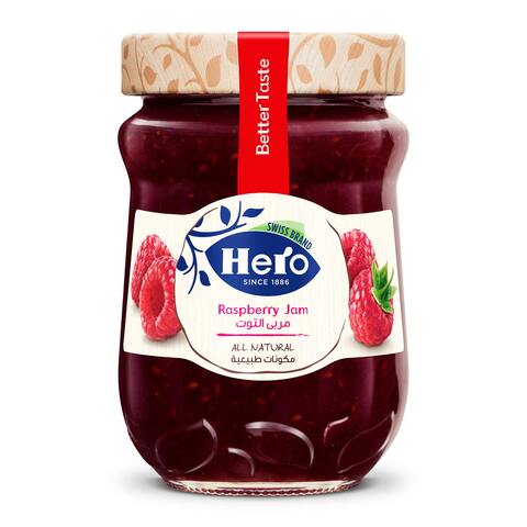 Hero Raspberry Jam - 350 gm Online | Carrefour Egypt