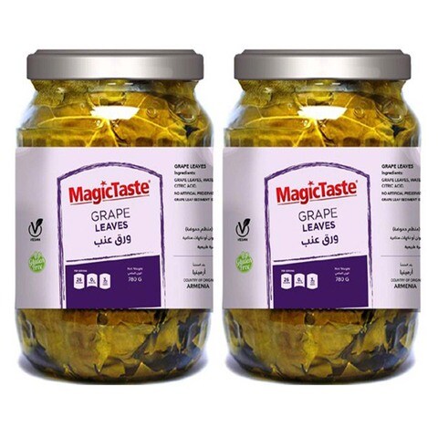 MAGIC TASTE GRAPE LEAVES 780GX2 price in Kuwait | Carrefour Kuwait ...