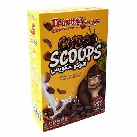 Temmys Choco Scoops Cereal box - 500 grams price in Egypt | Carrefour ...