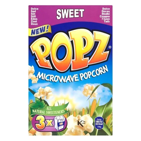 Popz Sweet Microwave Popcorn 90gx3 price in UAE | Carrefour UAE ...