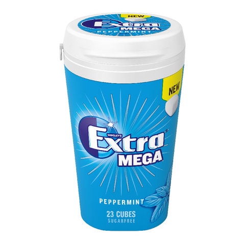 Wrigleys Extra Mega Peppermint Cubes Gum 51.5g price in Saudi Arabia ...