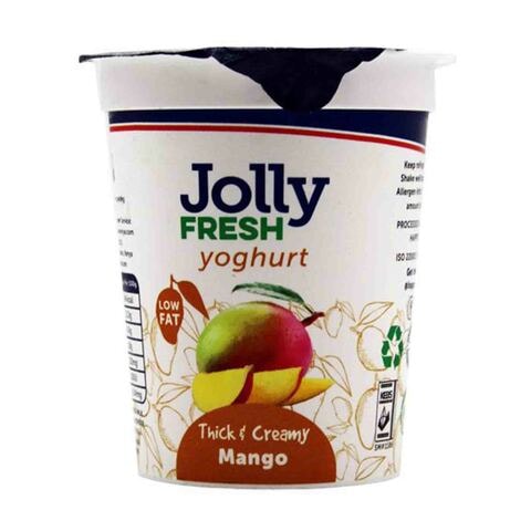 Jolly Fresh Thick And Creamy Mango Yoghurt 150ml