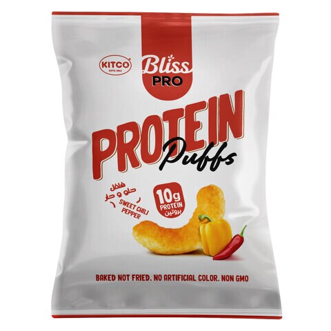 Buy Kitco Bliss Pro Sweet And Chili Protein Corn Puffs 50g Online ...