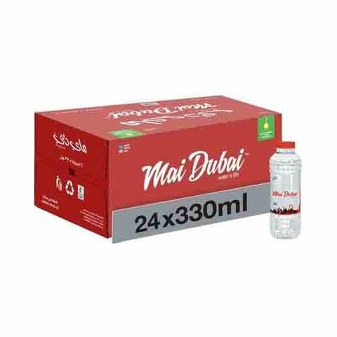 Mai Dubai Drinking Water 330ml Pack of 24 price in UAE | Carrefour UAE ...