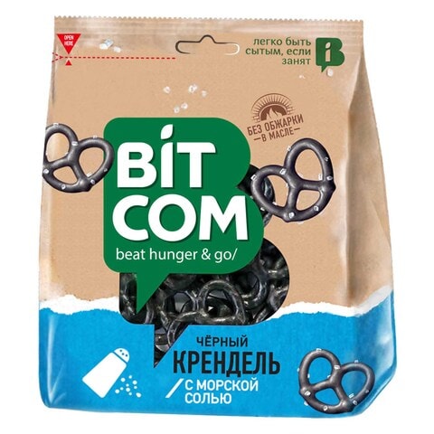 Bitcom Black Pretzel With Sea Salt 130g price in UAE | Carrefour UAE ...