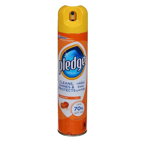 Buy Pledge Orange Wood Care Spray 300ml Online - Shop Cleaning ...