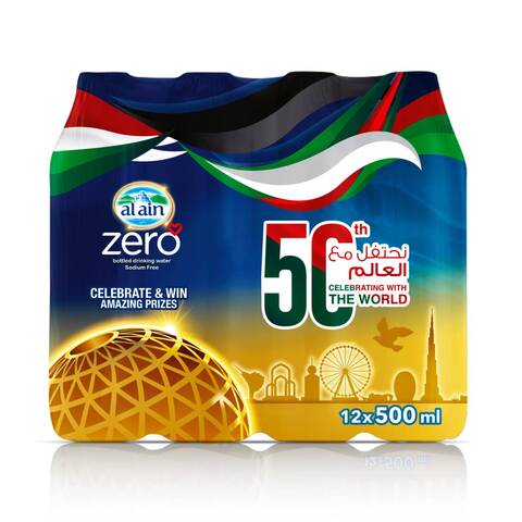 Al Ain Zero Sodium Drinking Water 500ml Pack of 12 price in UAE ...