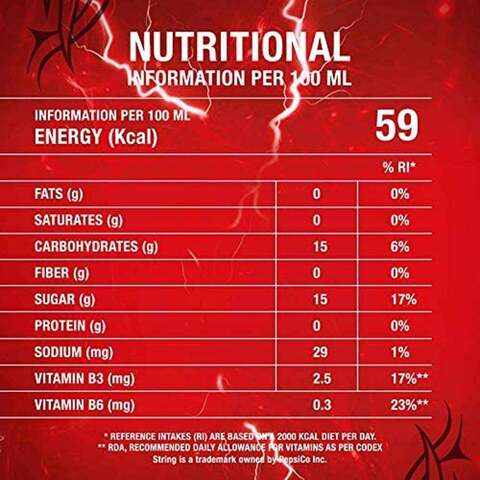 Buy Sting Energy Drink - 275ml Online - Shop Beverages on Carrefour Egypt