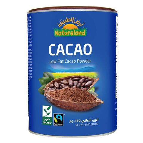 NATURELAND CACAO POWDR LOW FAT 250G price in Kuwait | Carrefour Kuwait ...