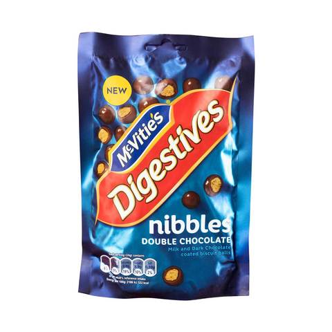 Mcvities Digestive Nibbles Double Chocolate 120g price in Saudi Arabia ...