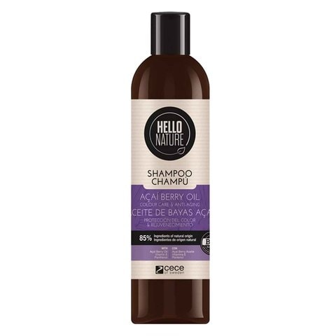 Hello Nature Acai Berry Colour Care And Anti Aging Oil Shampoo Black ...