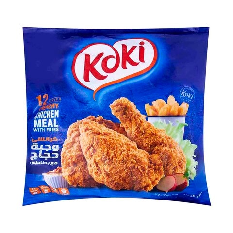 Koki Fried Hot Chicken Crunchy - 12 Pieces + Fries price in Egypt ...