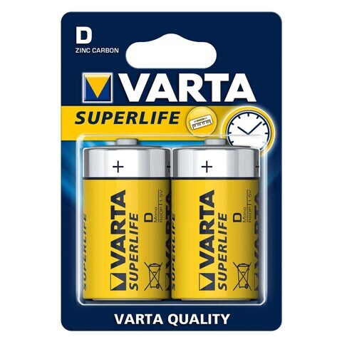 Varta Super Heavy Duty D Battery (2-Pack) price in UAE | Carrefour UAE ...