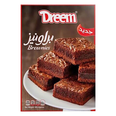 Dreem Brownies Cake Mix - 400 gram Online | Carrefour Egypt