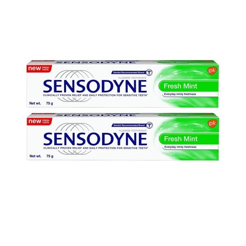 Sensodyne True White Extra Fresh Toothpaste White 75mlx2 price in UAE ...