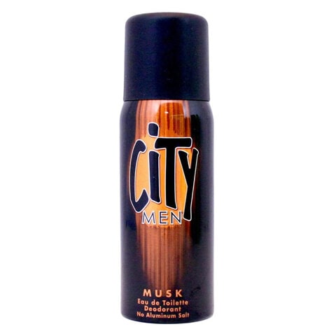 CITY MEN MUSK EAU DE TOILETTE DEODORANT SPRAY 150ML price in Kuwait ...