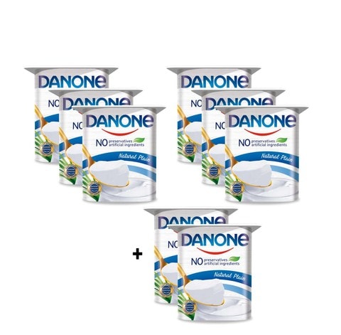 Danone Natural Yoghurt - 100 gram - 8 Count price in Egypt | Carrefour ...