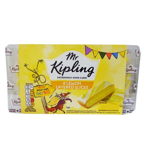 Mr. Kipling Lemon Layered Slices 8 PCS price in UAE | Carrefour UAE ...