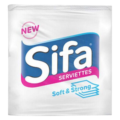 Buy Sifa White Serviette Online - Carrefour Kenya