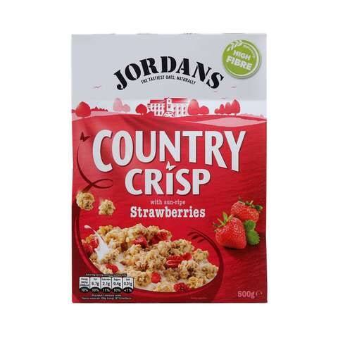 Jordans Country Crisp Strawberry Cereals 500gm price in Kuwait ...