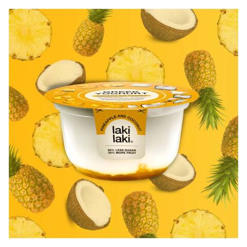 Buy Laki Laki Pineapple And Coconut Greek Yoghurt 150ml Online ...