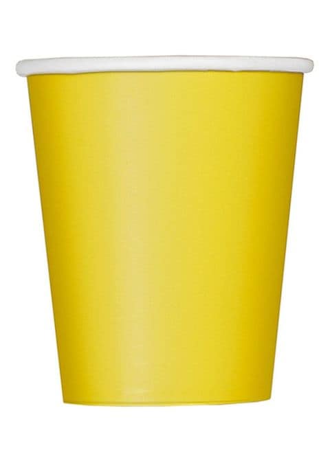24-Piece 9oz Yellow Poly Paper Cups price in UAE | Carrefour UAE ...
