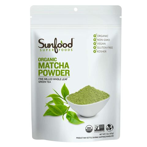 Sunfood Super Foods Organic Matcha Powder 113g price in UAE | Carrefour ...