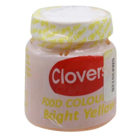 Buy Clovers Bright Yellow Food Colour Powder 10g Online - Carrefour Kenya