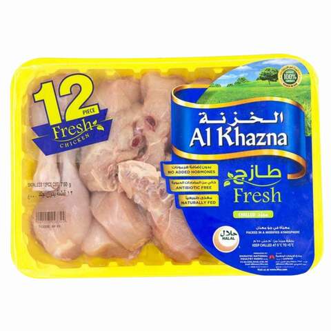 Al Khazna Cut Chicken 12 count price in UAE | Carrefour UAE ...