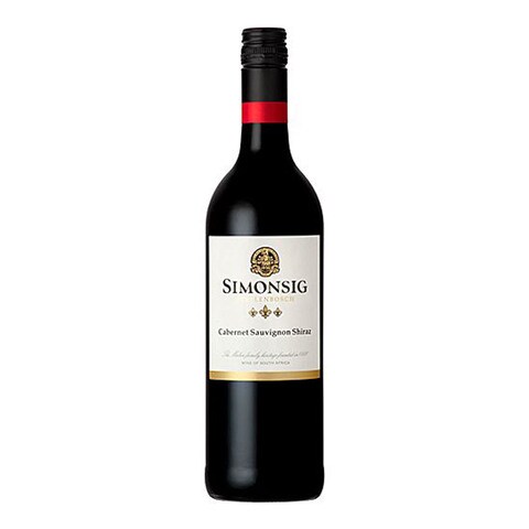 Buy Simonsig Cabernet Sauvignon Shiraz Red Wine 750Ml Online ...