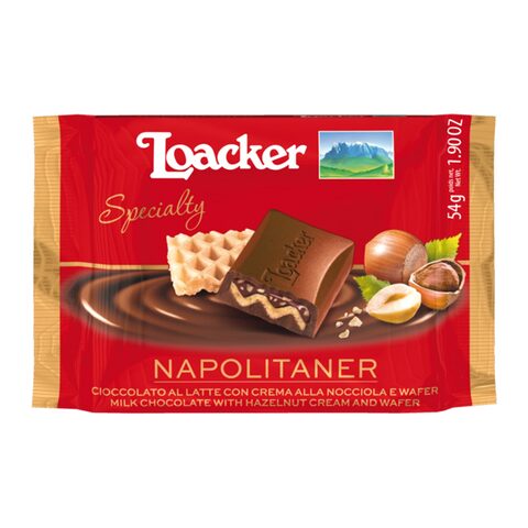 Loacker chocolate filled napoli 54g price in Saudi Arabia | Carrefour ...