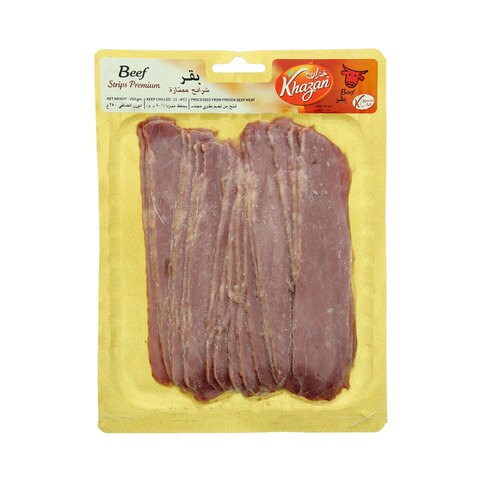 Khazan Premium Strip Beef 250g price in UAE | Carrefour UAE ...