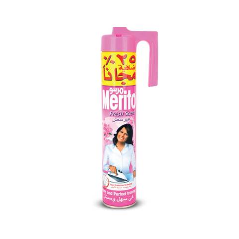 MERITO Cloth Starch Spray Pink 500 ML price in Saudi Arabia | Carrefour ...