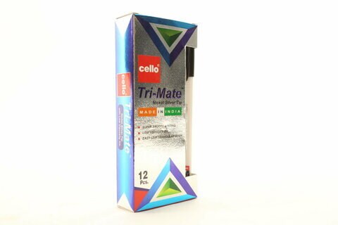 CELLO TRIMATE BALLPEN BLACK 12PC price in Kuwait | Carrefour Kuwait ...